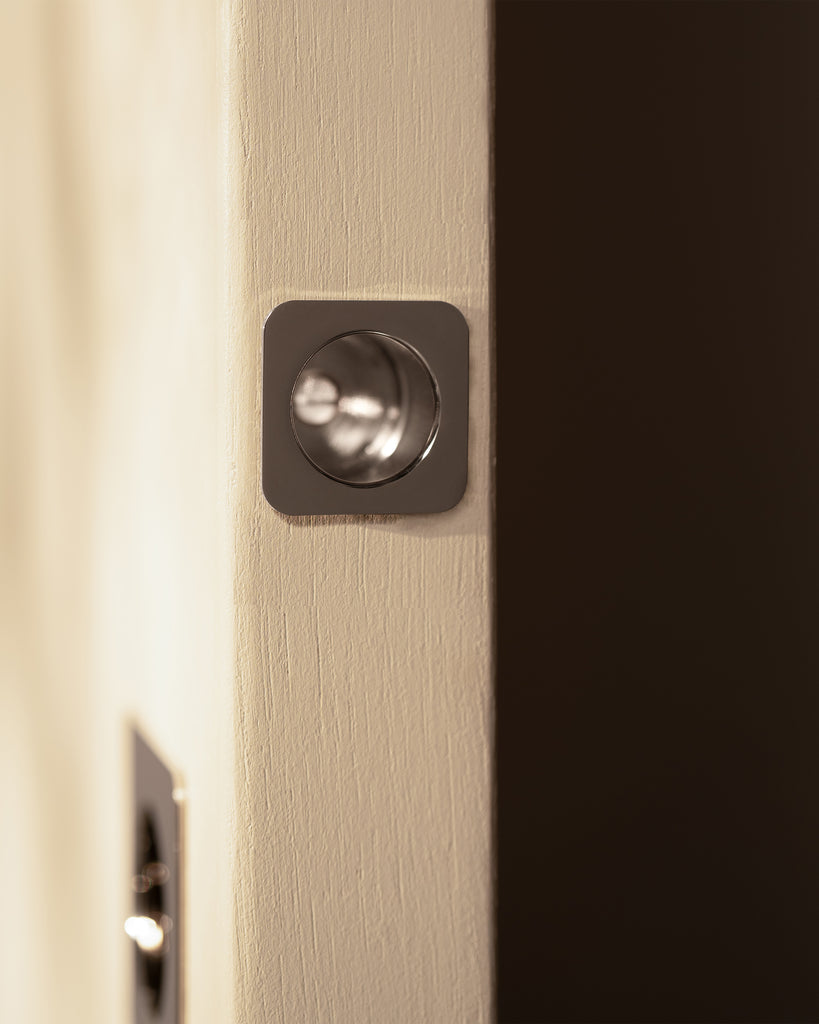 Regent Recessed Edge Pull Polished Nickel | Door furniture | Hardware